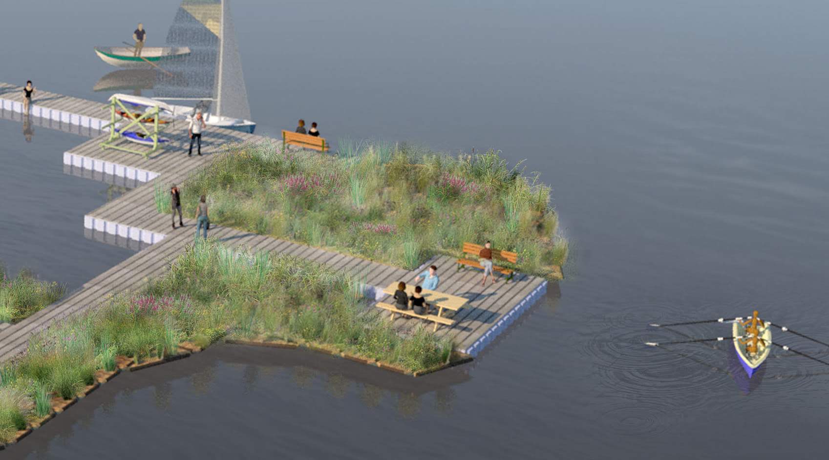 Floating Parks and Wetland Boardwalks - Biomatrix Floating Parks and Wetland Boardwalks - Biomatrix
